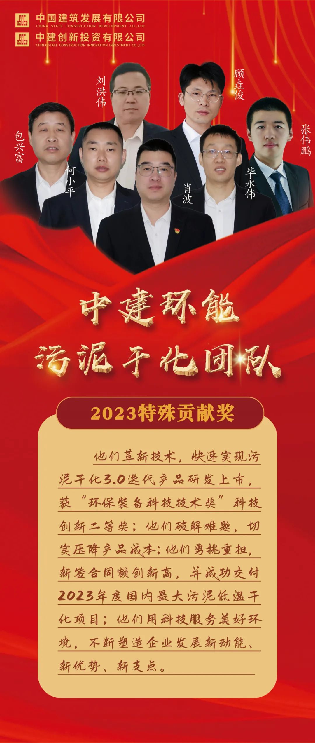 致敬·非凡|中建发展2023年度“特殊贡献奖”表彰